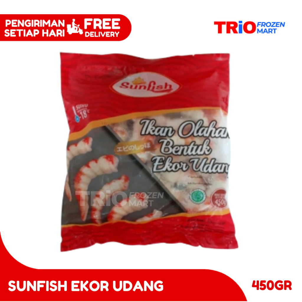 Jual SUNFISH Tempura Bentuk Ekor Udang Olahan Ikan 450gr | Shopee Indonesia