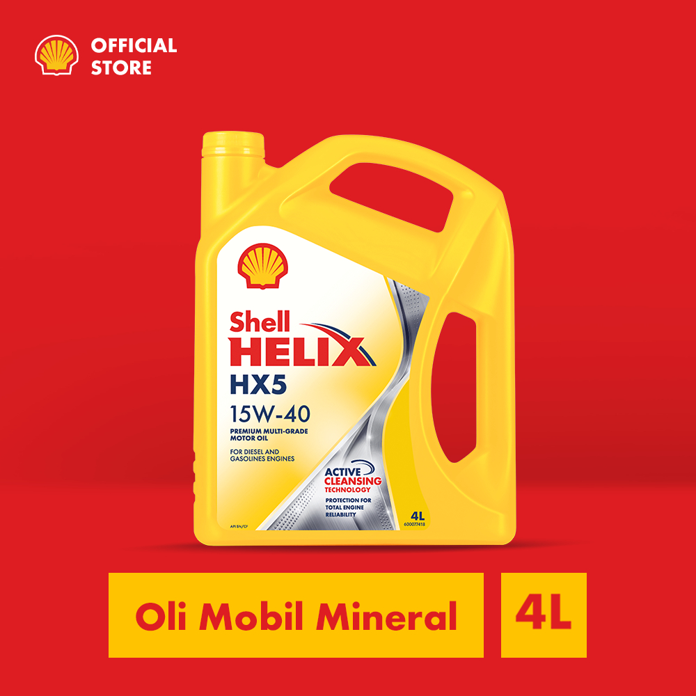 Jual Shell Helix HX5 15W-40 (4L) Oli Mesin Mobil | Shopee Indonesia
