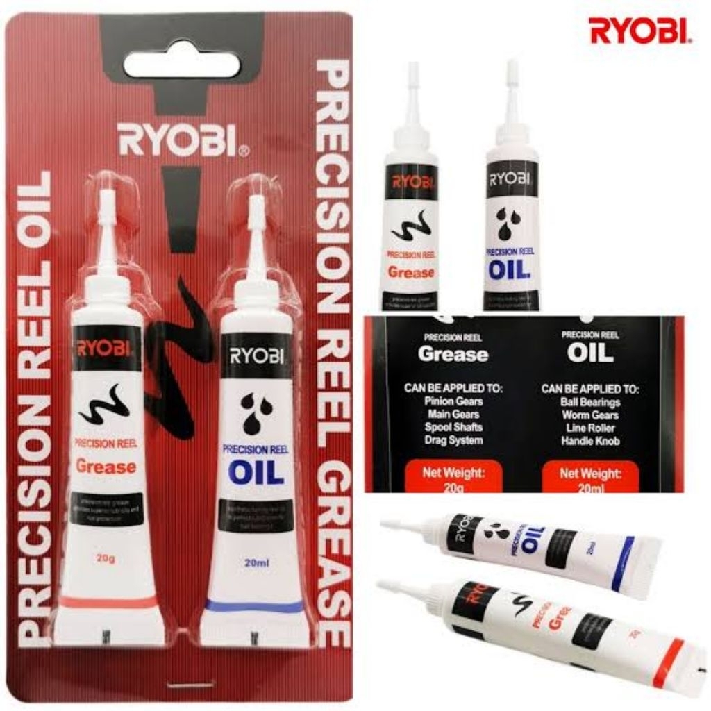 Jual RYOBI - PELUMAS REEL PRECISION REEL OIL AND GREASE - REEL LUBE ...
