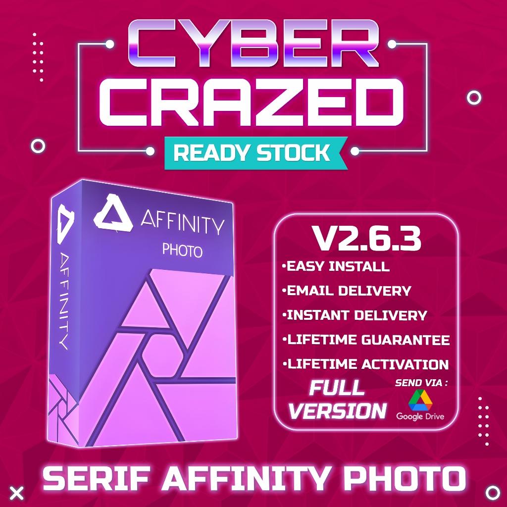 Jual (Win/Mac) Serif Affinity Photo V2 2025 v2.6.3.3322 Full Version (Versi Terbaru) | Shopee ...