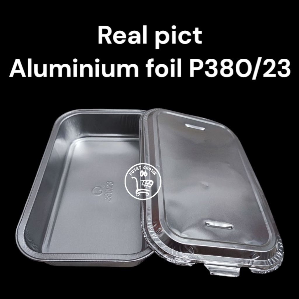 Jual ( P380 - 380 ML ) ALUTRAY Aluminium foil Plus Tutup persamaan dari ...