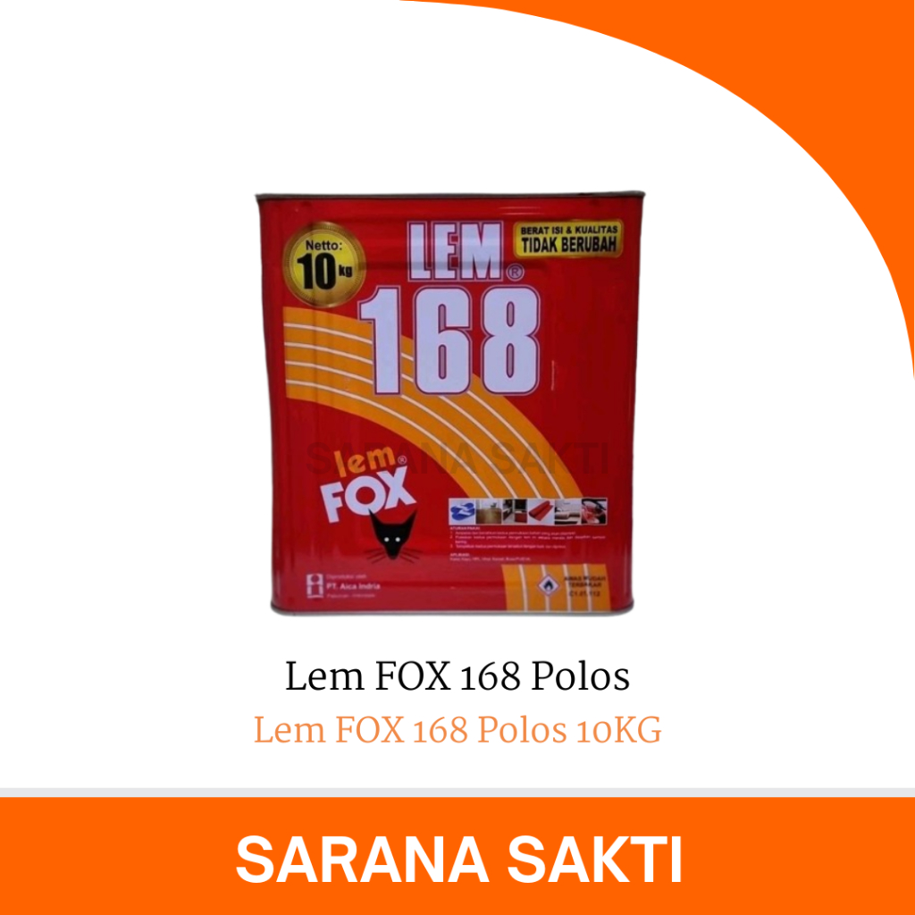 Jual Lem FOX 168 Polos 10KG | Lem Kuning FOX 168 Blek 10 kg Lem HPL Lem ...