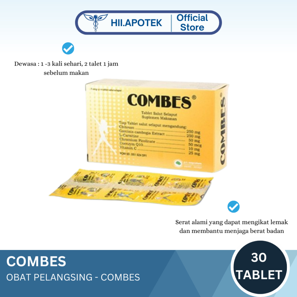 Jual Combes Obat Pelangsing Harga Per Box | Shopee Indonesia