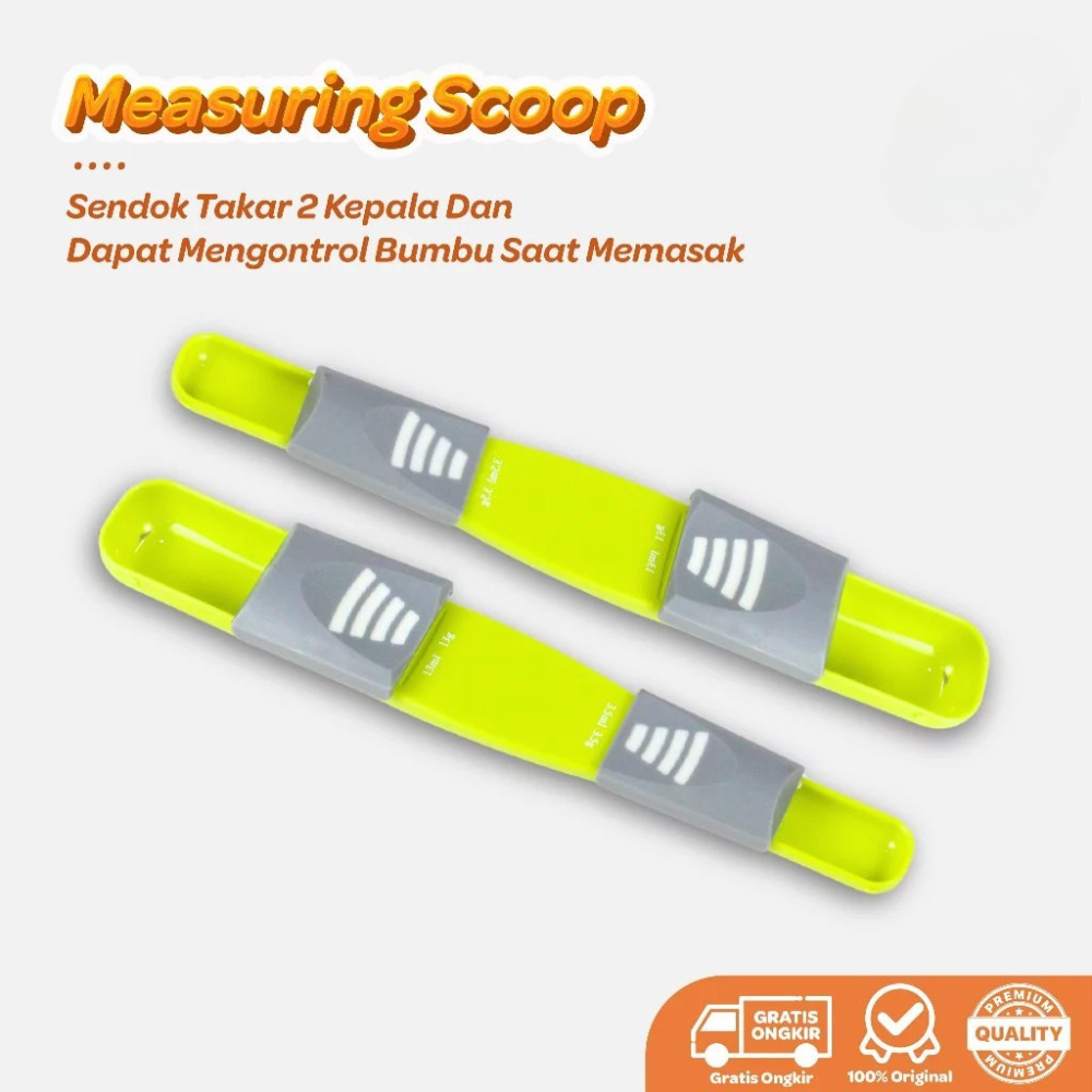 Jual SENDOK TAKAR UKUR GESER SLIDING SCALE SLIDING MEASURING SPOON ...