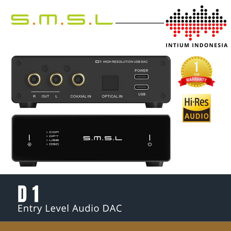 Jual SMSL D1 ROHM Entry Level DAC Digital To Analog Converter | Shopee Indonesia