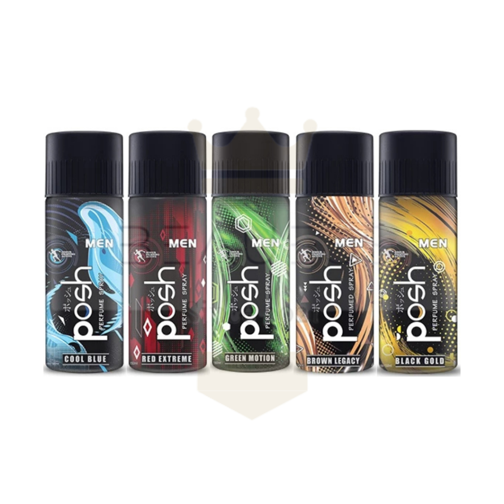 Jual POSH MEN PERFUMED SPRAY 150mL | Shopee Indonesia