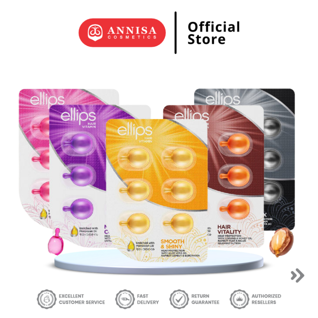 Jual Ellips Hair Vitamin Rambut 6 Capsules - Merawat, menutrisi dan ...