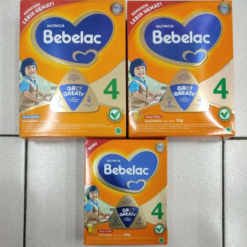 Jual Bebelac 4 400gr Susu Pertumbuhan usia 4TH ke atas | Shopee Indonesia