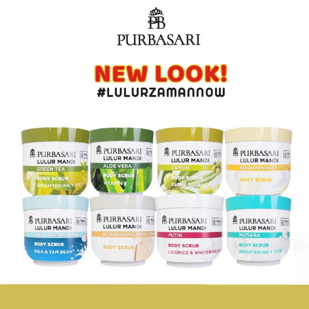 Jual Purbasari Lulur Mandi | Body Scrub 125gr/ 235gr / 200gr ...