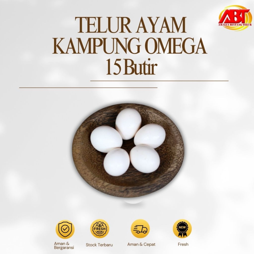 Jual ABT - Telur Ayam Kampung TRIYAS OMEGA Amalia PREMIUM Garansi Segar ...