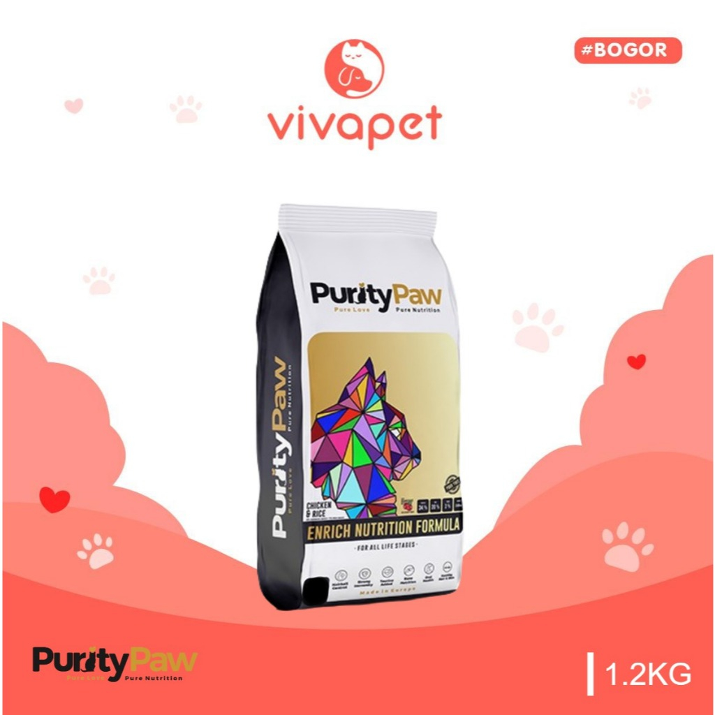 Jual Purity Paw 1.2kg Super Premium Cat Food All Life Stages | Shopee Indonesia