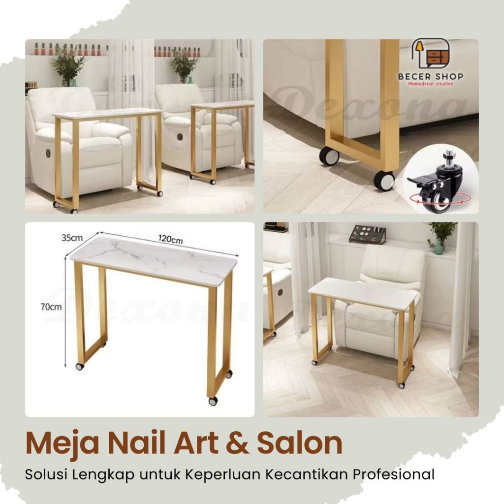 Jual Meja Nail Art, Meja Salon & Meja Barber | Desain Fungsional untuk ...