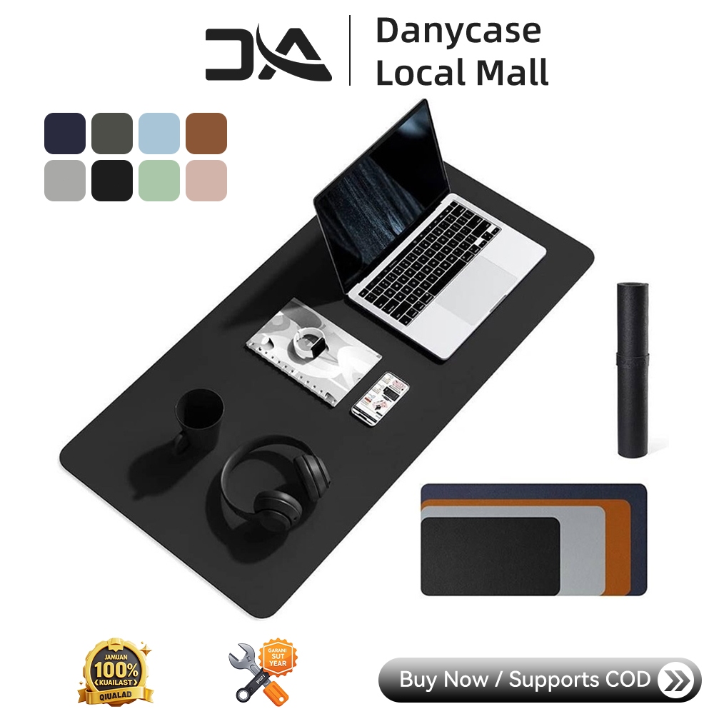 Jual DANYCASE Large Size Office Desk Protector Mat PU Leather ...
