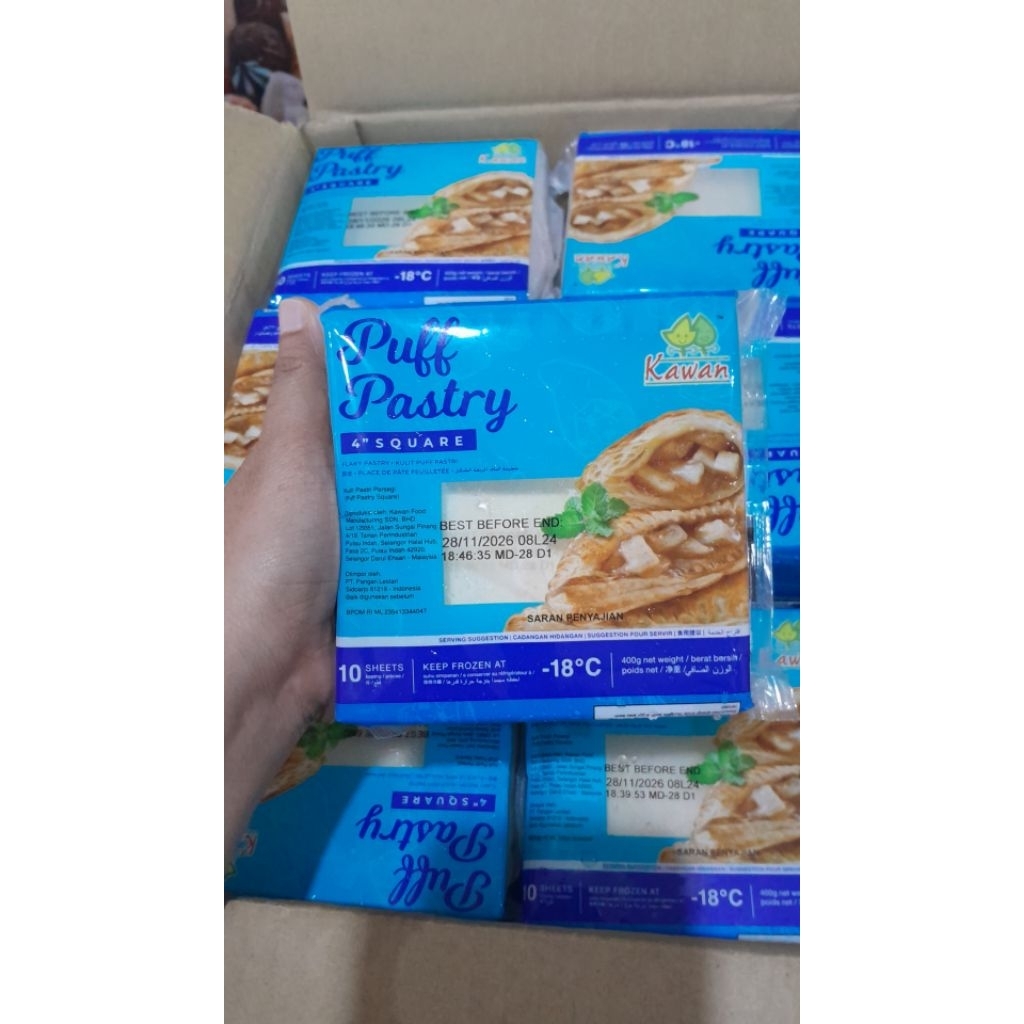 Jual Kawan Puff Pastry Square / Kulit Zuppa Soup Kawan / Kulit Bolen ...