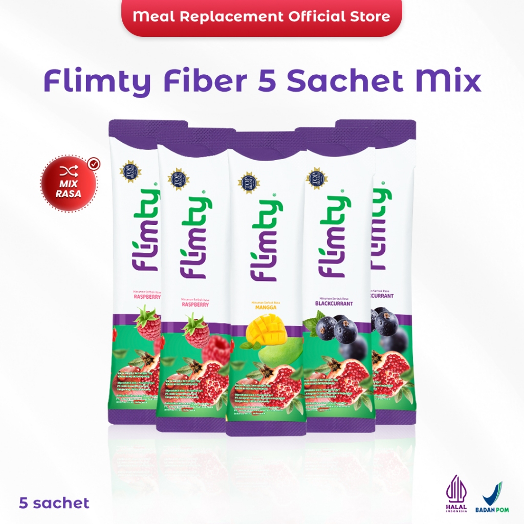 Jual FLIMTY FIBER TRAVEL PACK (ISI 5 SACHET) | Shopee Indonesia