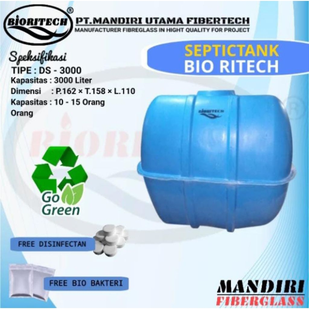Jual Septic Tank Biofilter System - Biotank Fiberglass - Sepiteng ...