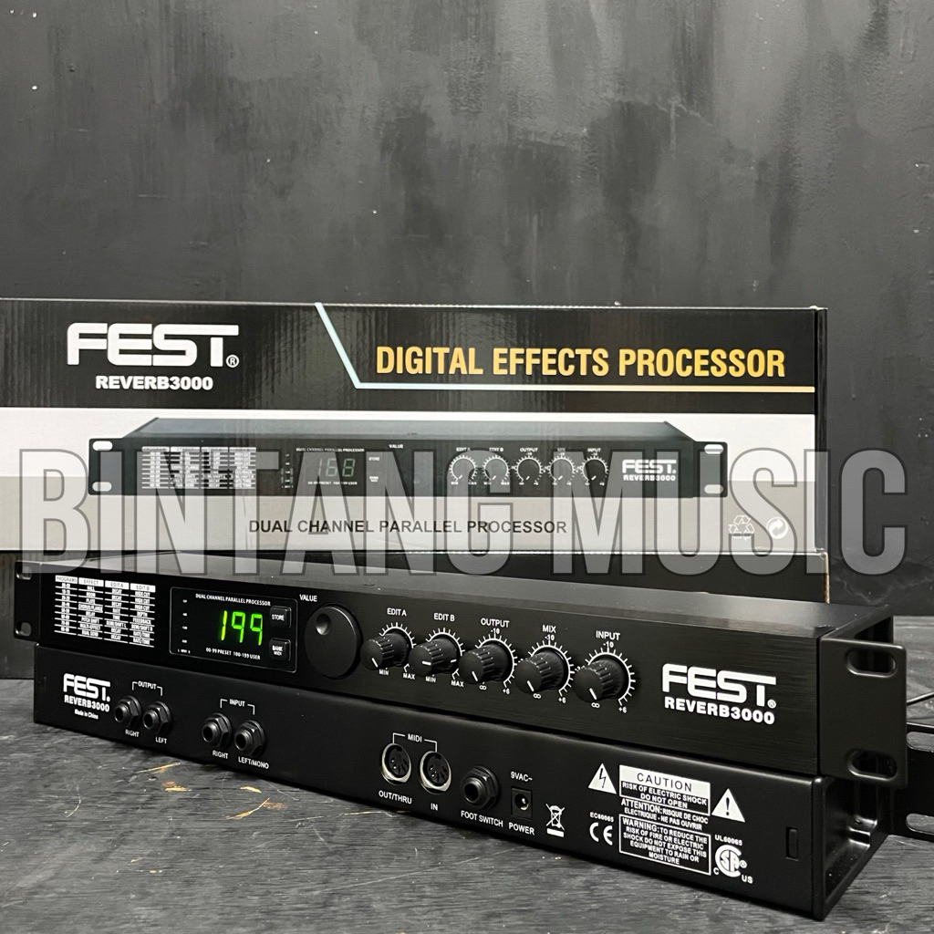 Jual Effect vokal Fest Reverb 3000 Original reverb3000 | Shopee Indonesia