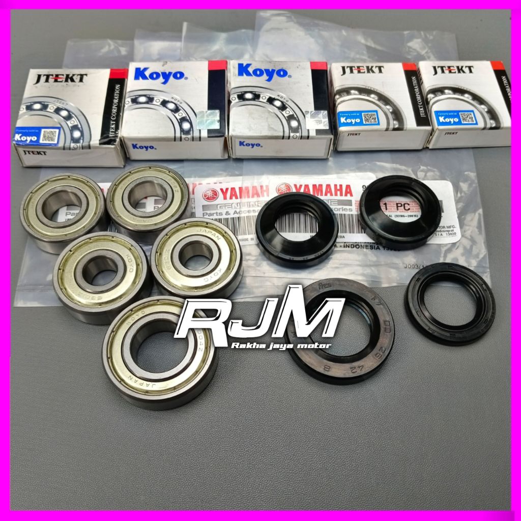 Jual BEARING SEAL RODA SET MX KING 150 DEPAN BELAKANG NAP GEAR/BEARING ...