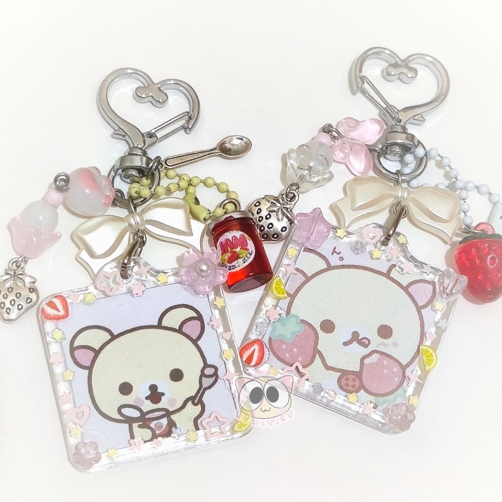 Jual rilakkuma korilakkuma matching beads phone charm bagcharm | cute ...