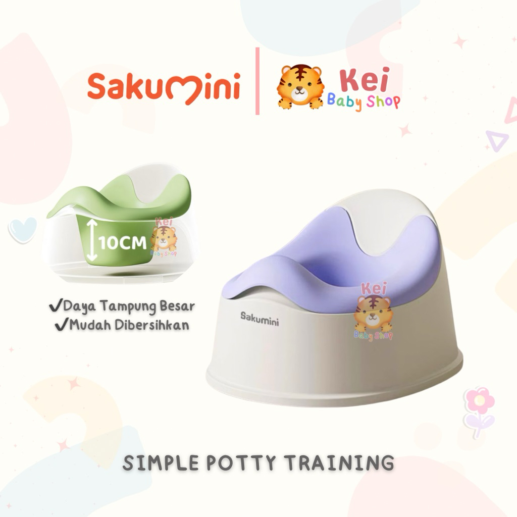 Jual Sakumini Simple Potty Training Pispot Duduk Anak Toilet Training ...