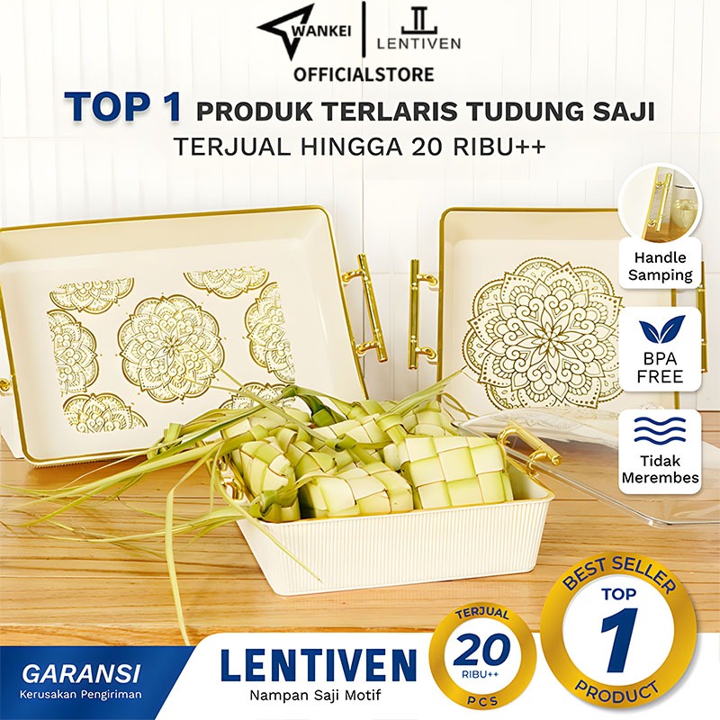 Jual WANKEI LENTIVEN Kaiden NampanSaji Dengan Tutup Aesthetic Tudung ...