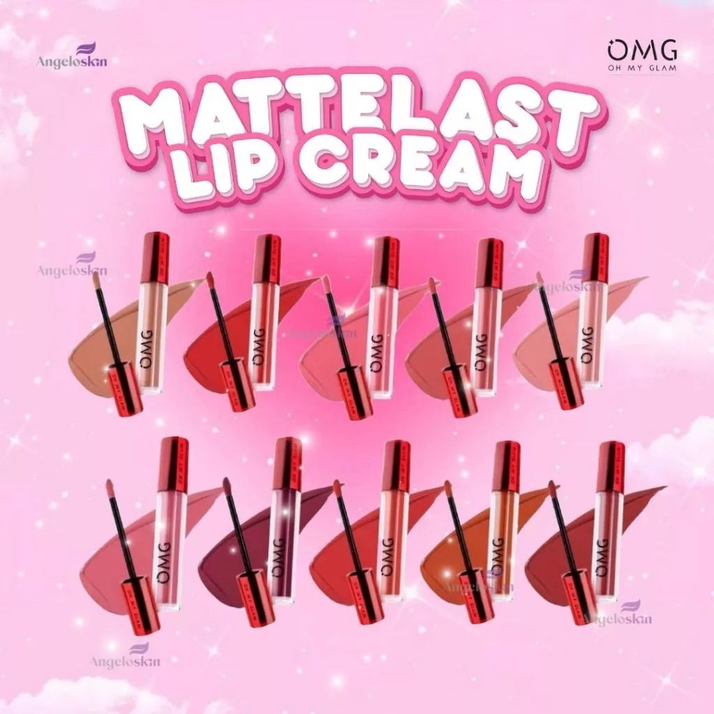 Jual GMR Shop OMG Oh My Glam Matte Kiss Lip Cream 3.5g | Lipstick ...