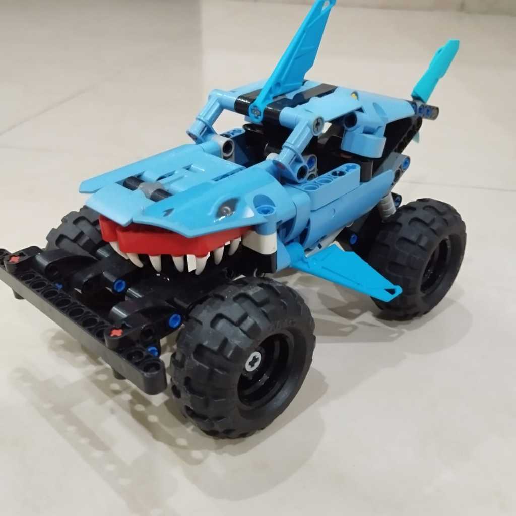 Jual Lego MOC Technic Monster Jam Megalodon ori original asli | Shopee ...