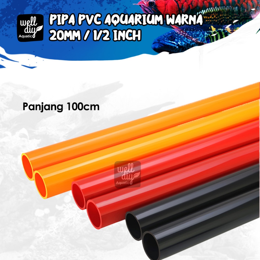 Jual Pipa PVC Aquarium Ukuran 20mm 25mm 32mm 40mm 50mm 1/2 & 3/4 Inch ...