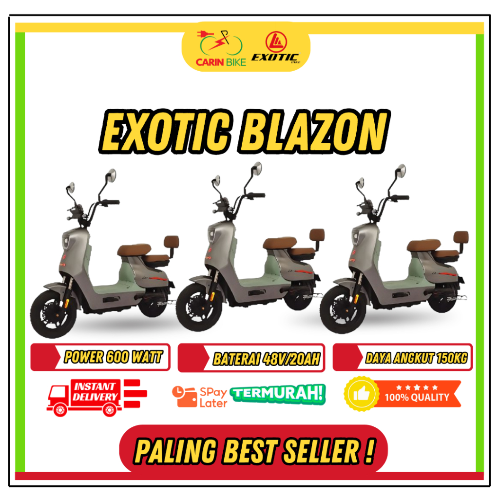 Jual SEPEDA LISTRIK EXOTIC BLAZON | Shopee Indonesia