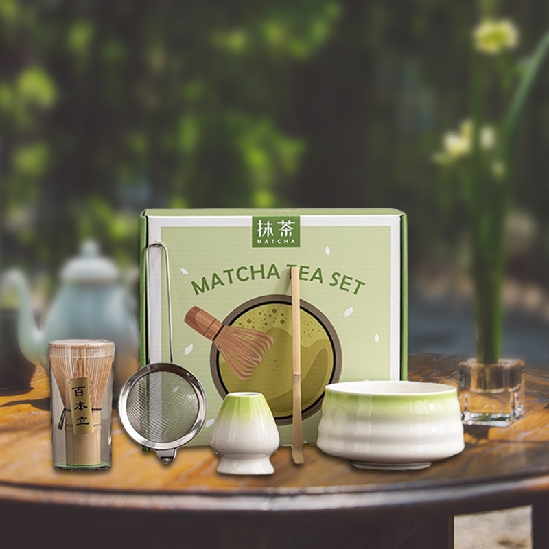 Jual Matcha Tea Set | Alat Pembuat Teh Jepang – Mangkuk Keramik, Whisk ...