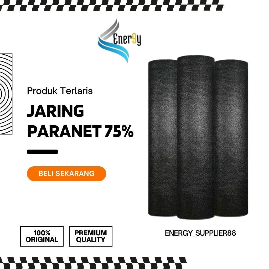 Jual JARING PARANET | SHADE NET 75% | 3M x 100M | 2M X 100M JARING ANTI ...