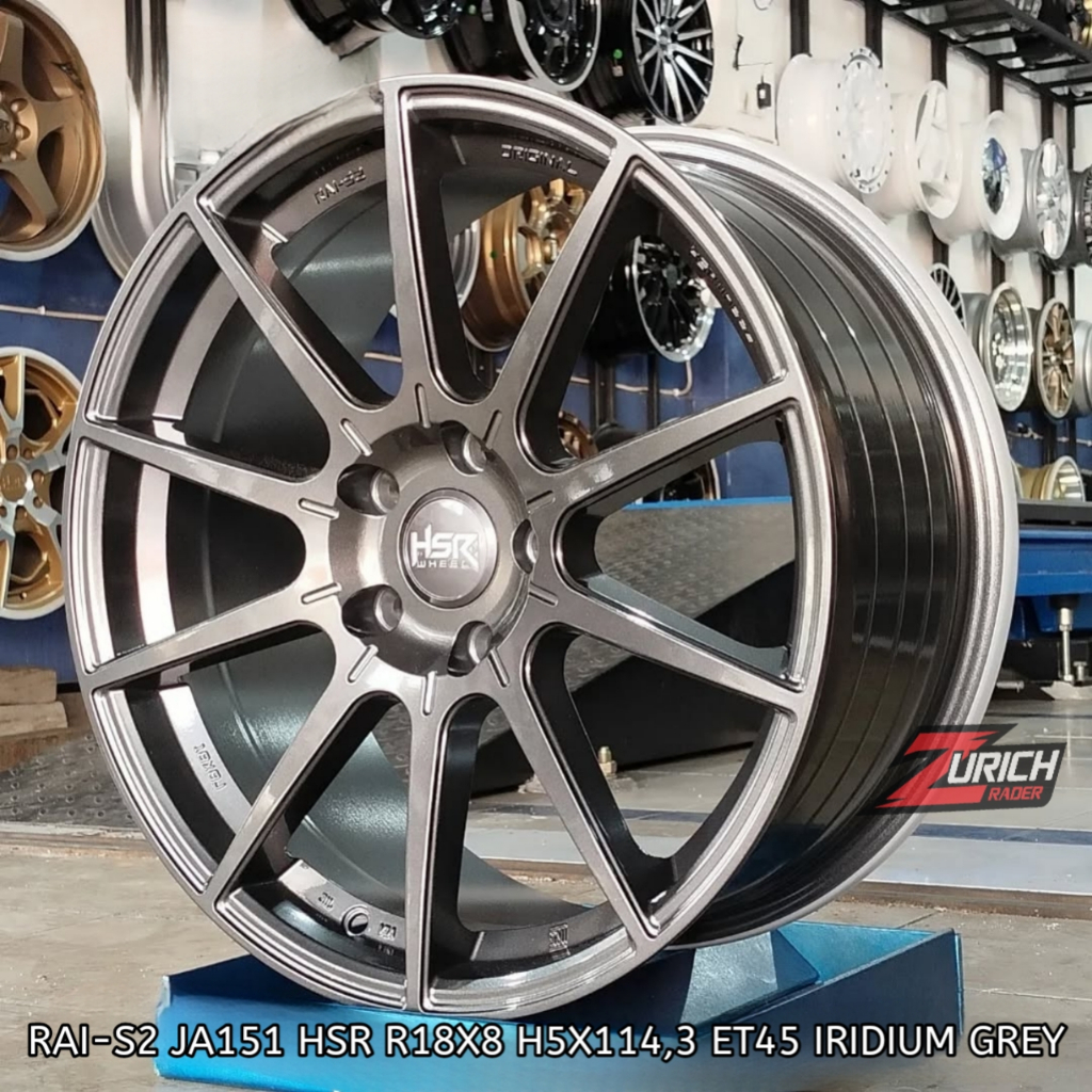 Jual Pelek Racing Ring 18 Hsr Wheel Rai-S2 Velg Mobil R18 Stream ...