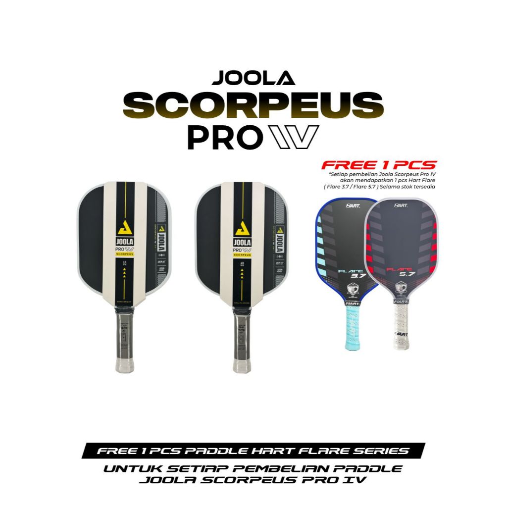 Jual Pickleball Paddle Joola Scorpeus Pro IV | Shopee Indonesia