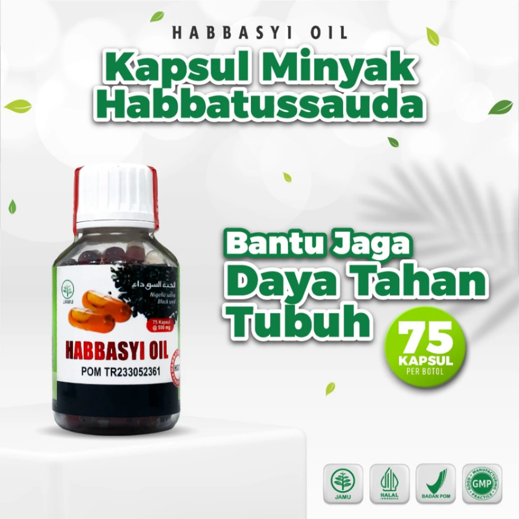 Jual Habbasyi Oil Minyak Habbatussauda Kapsul Minyak Jinten Hitam HNU ...