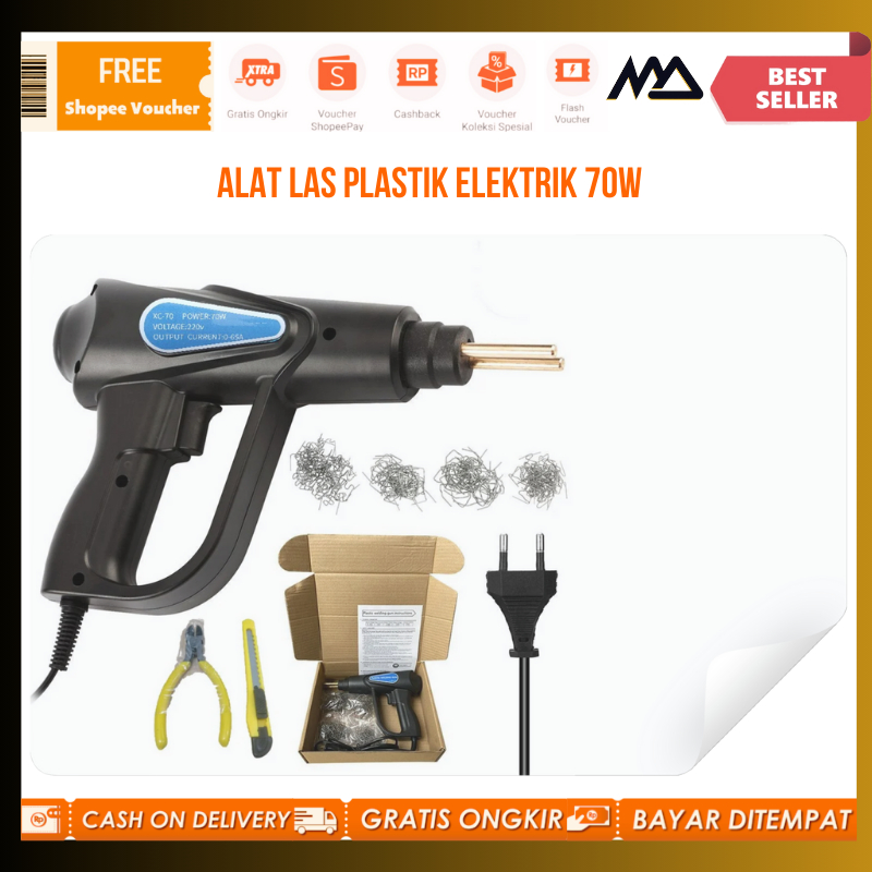 Jual Alat Las Plastik Elektrik 70W / Plastic Welder Temperature / Alat ...