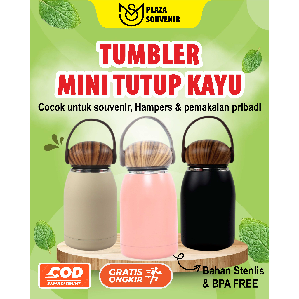 Jual Tumbler Mini Tutup Bambu – Estetik – MINI SIZE, MAX STYLE | Shopee ...