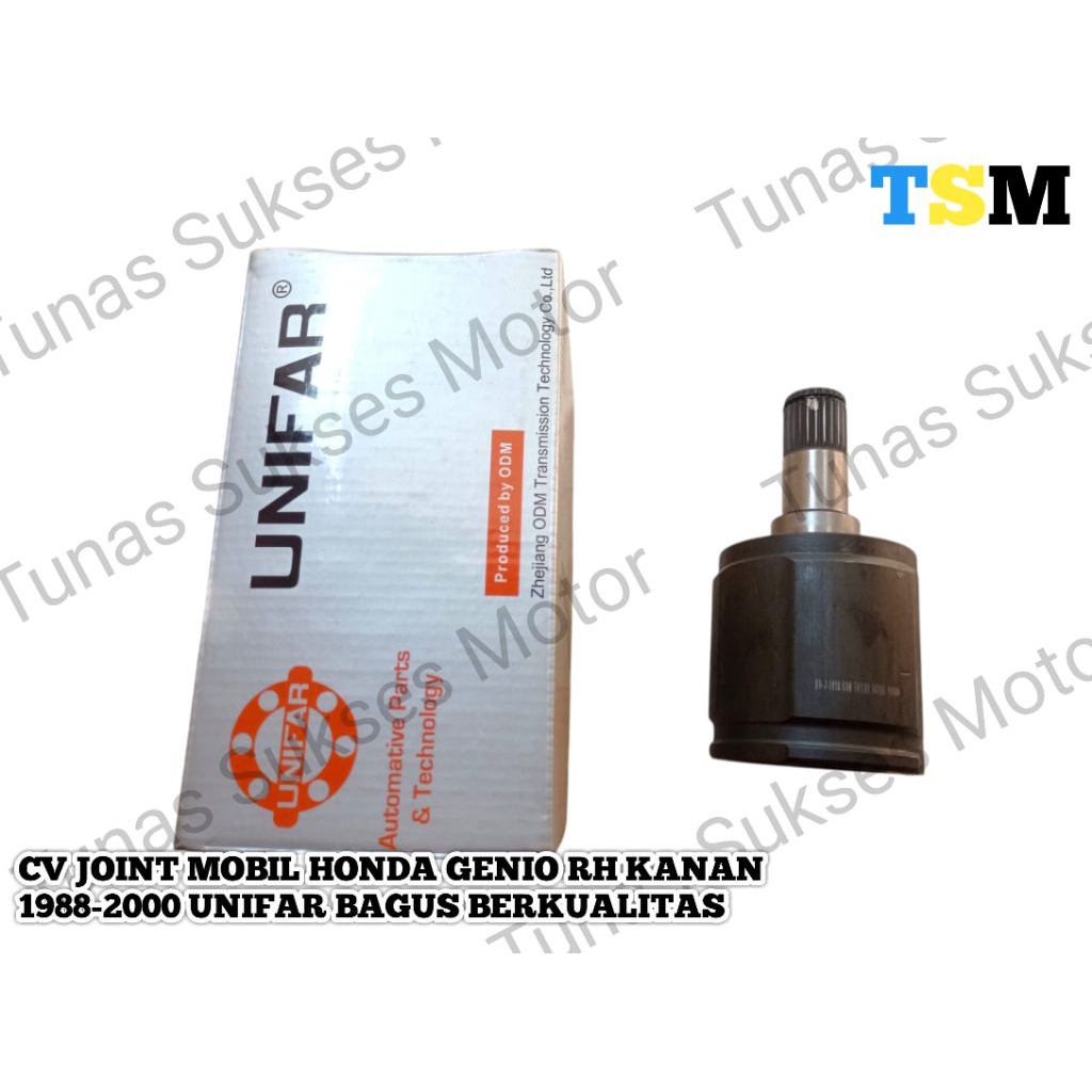 Jual CV JOINT MOBIL HONDA GENIO RH KANAN 1988-2000 UNIFAR BAGUS ...