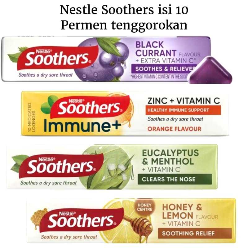 Jual Soothers Eucalyptus/Menthol Lozenges 10 / Butter Menthol GOU ...
