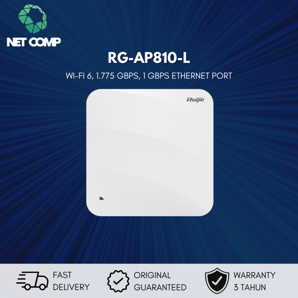 Jual RUIJIE REYEE RG-AP810-L Wi-Fi 6 Dual-Radio 1.775 Gbps Indoor Access Point | Shopee Indonesia