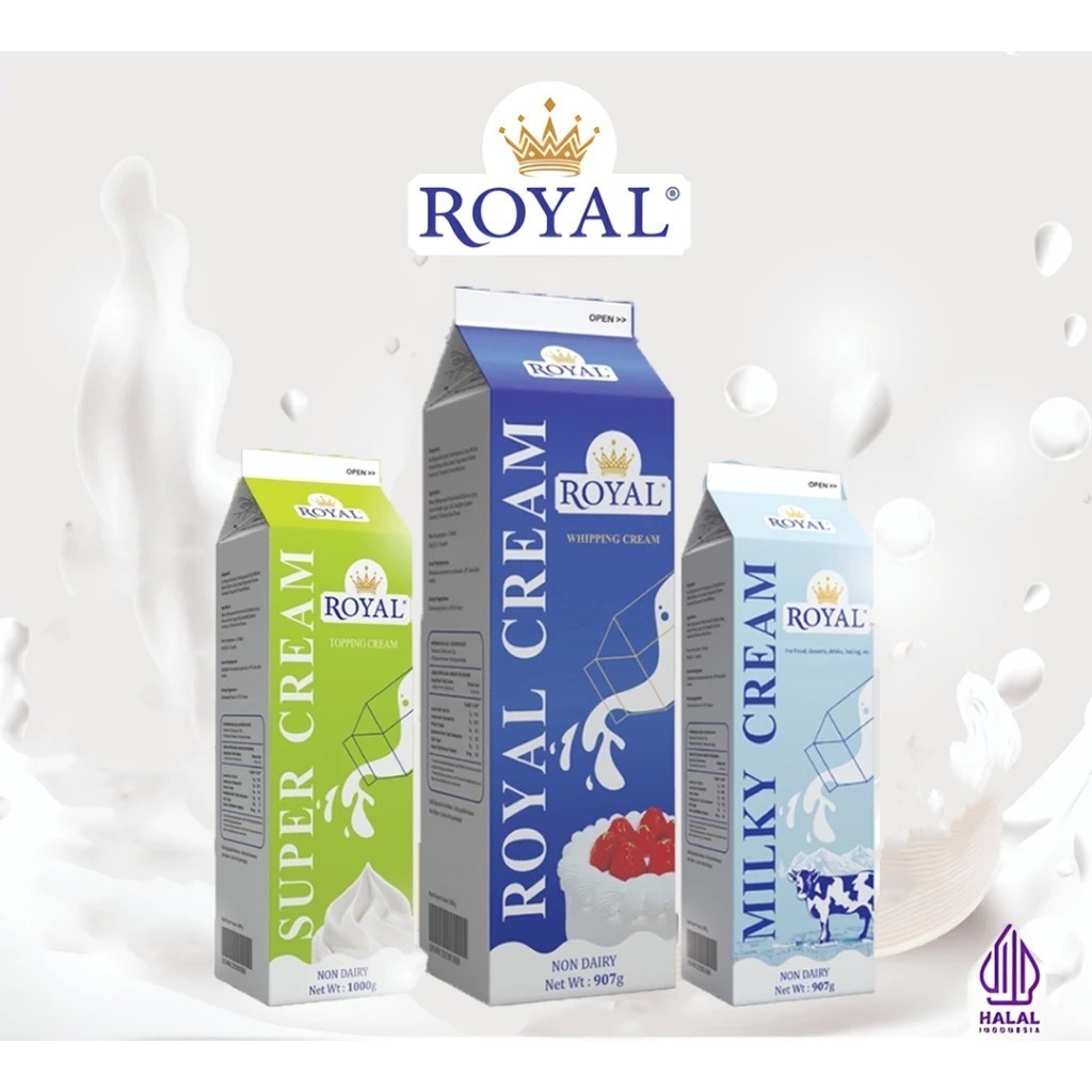 Jual Royal Whipping Cream – whip cream non dairy – whipcream topping ...
