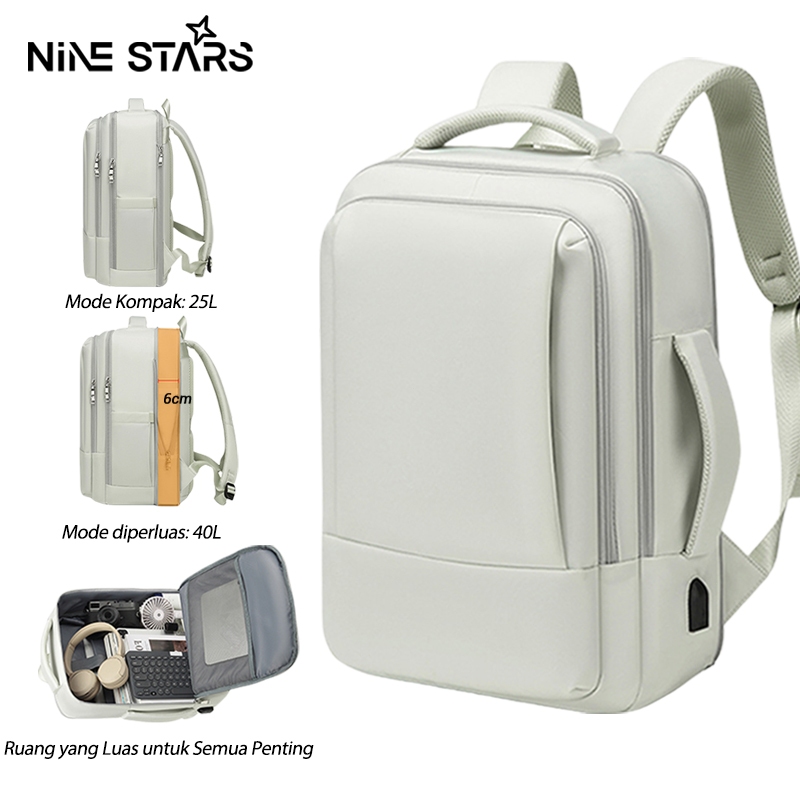 Jual Nine stars Tas Ransel Travel Wanita Anti Air Kapasitas Besar ...