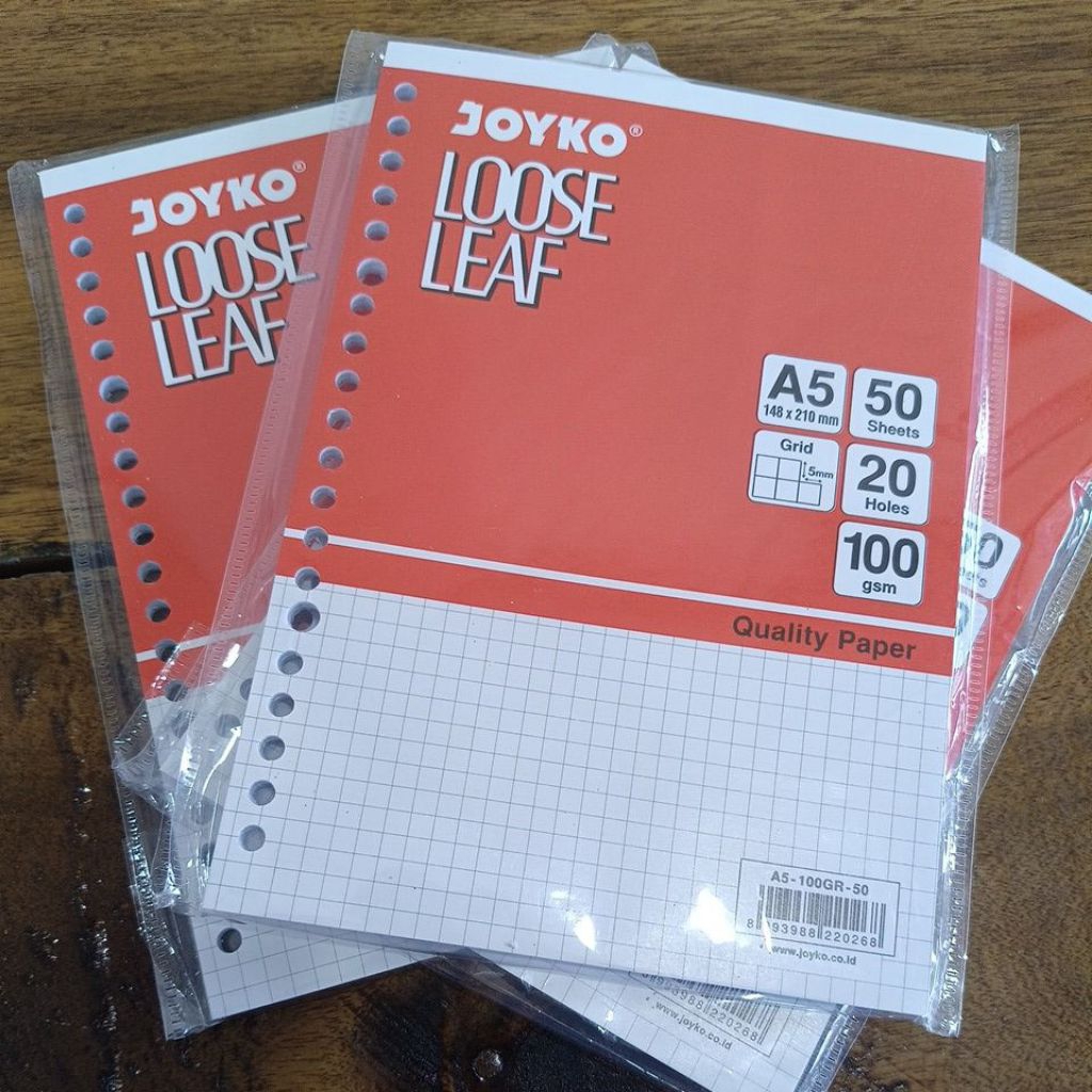Jual ISI BINDER KOTAK-KOTAK / MOTIF GRID JOYKO A5 - 50 LEMBAR, | Shopee ...