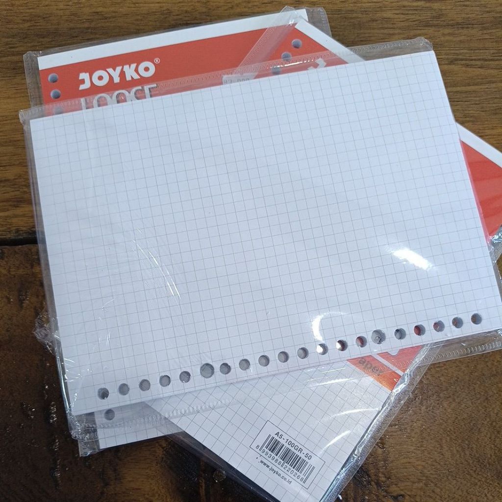 Jual ISI BINDER KOTAK-KOTAK / MOTIF GRID JOYKO A5 - 50 LEMBAR, | Shopee ...