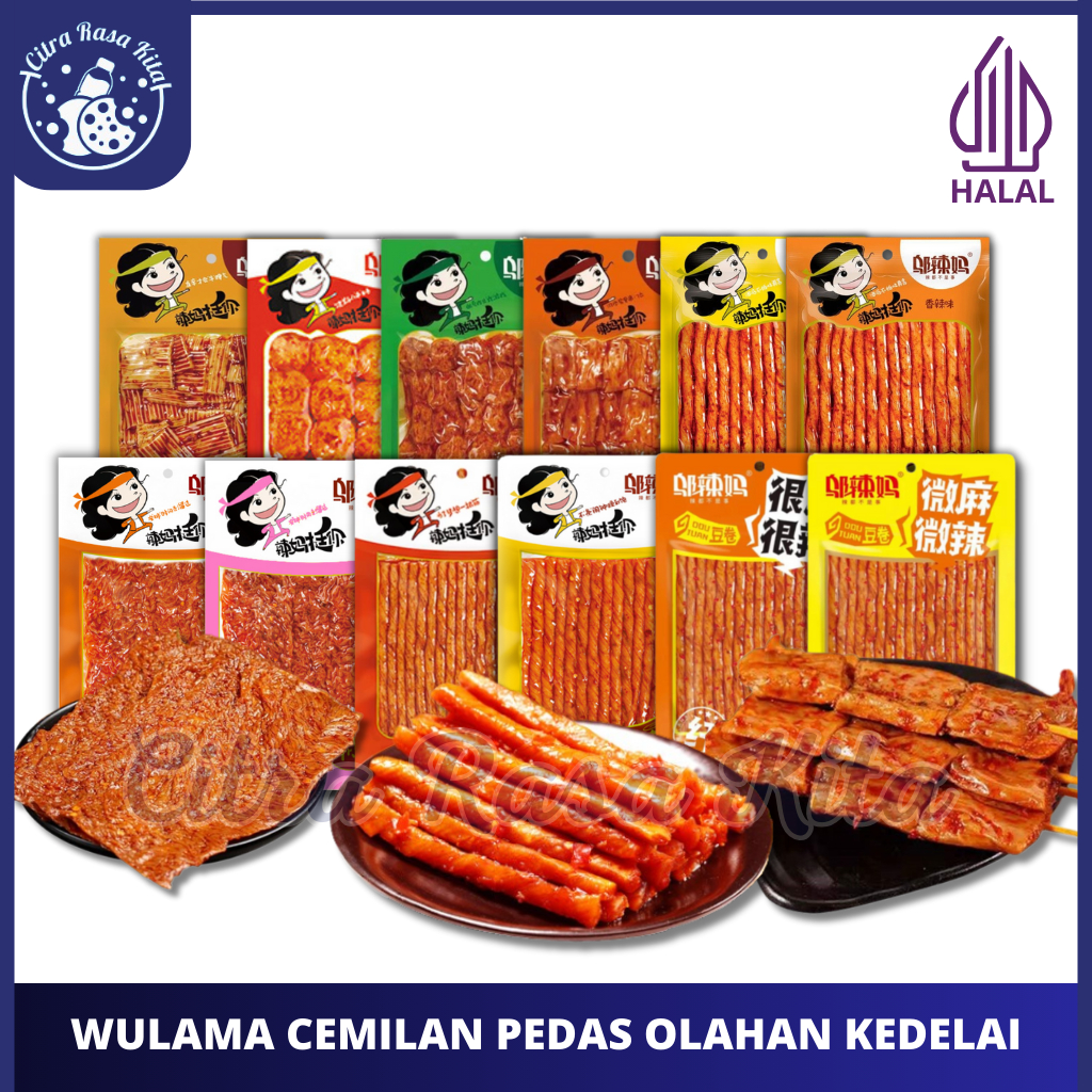 Jual Wulama Stick Pedas Spicy Tendon Tofu Vegetarian / Snack Viral ...