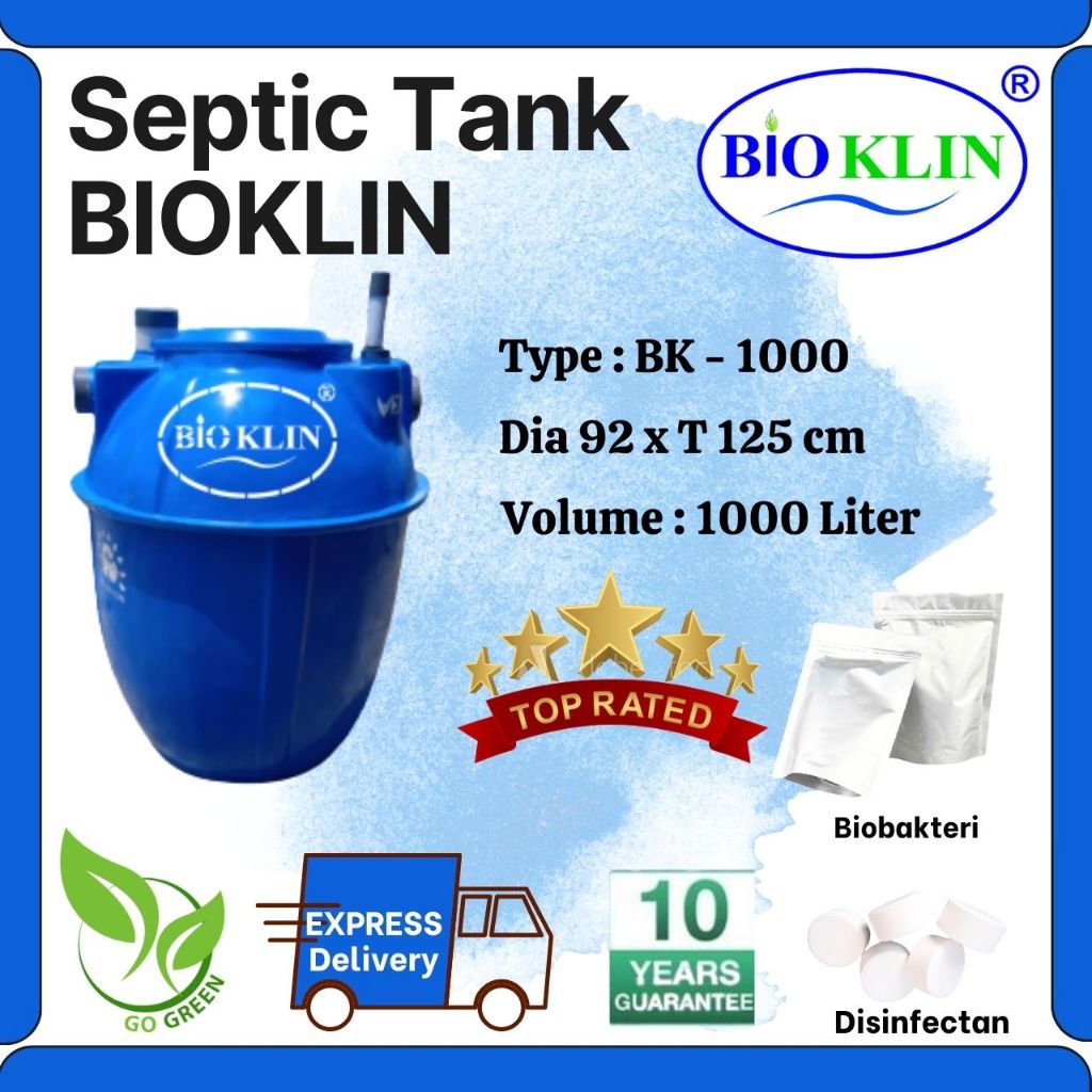 Jual Septitank Bio, Safety Tank Spiteng BioTech 1000 Liter / 1 M3 ...