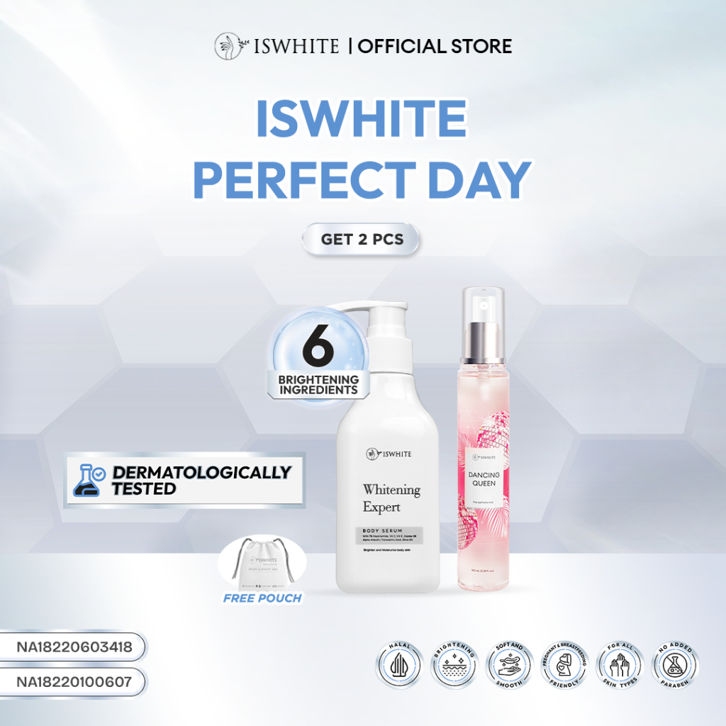 Jual ISWHITE Glowing Everlasting Package - Paket Perawatan Wangi Awet ...
