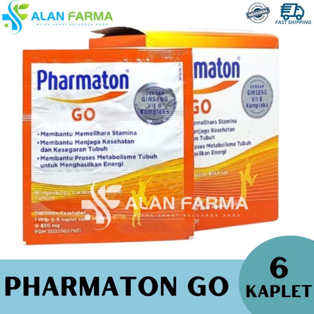 Jual Pharmaton GO Strip isi 6 Tablet | Shopee Indonesia