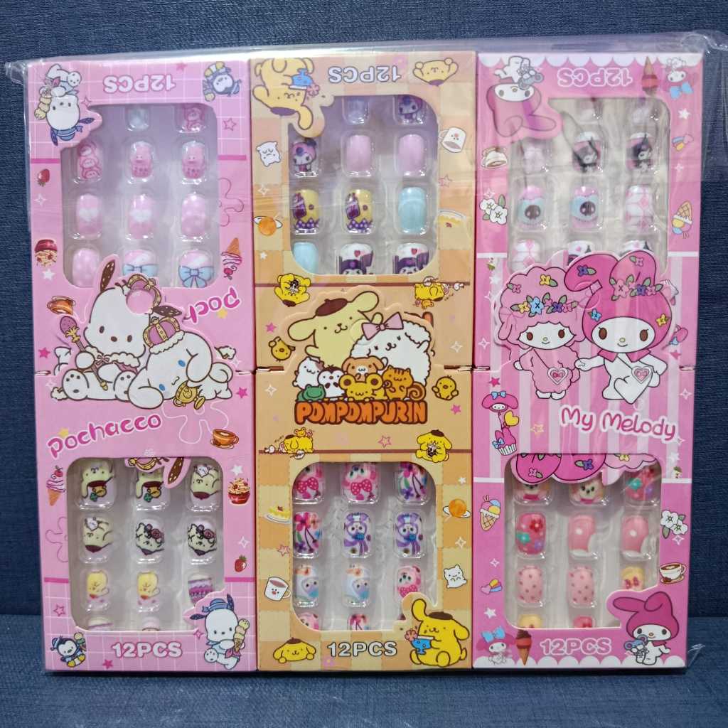 Jual PAKET 1 PACK (12 KOTAK) MAINAN KUKU - KUKUAN BOX MOTIF KARAKTER ...