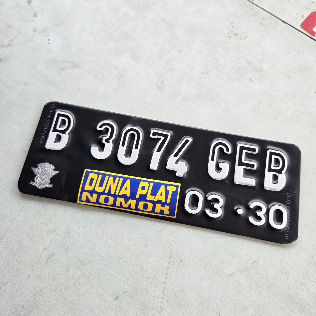 Jual PLAT MOTOR BARU PUTIH ANGKA VARIASI PM18 | Shopee Indonesia