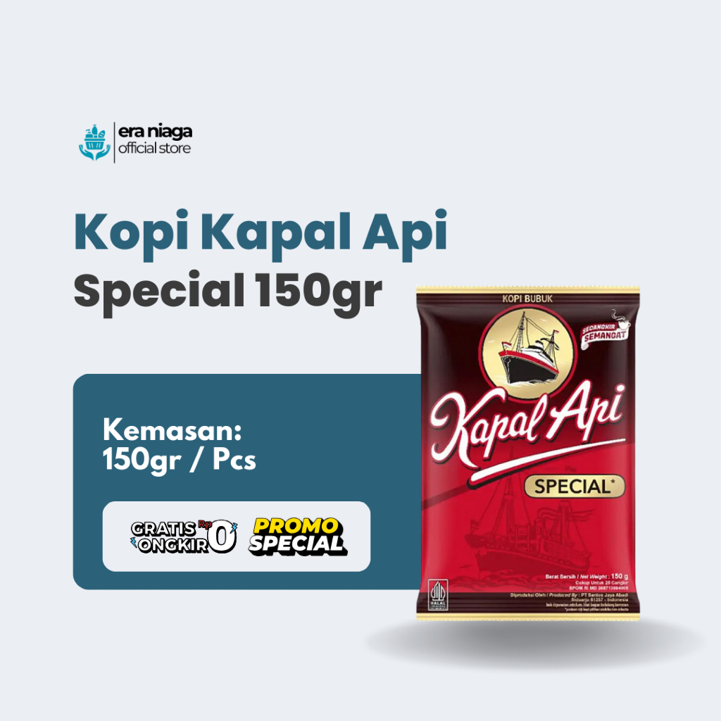 Jual Kopi Kapal Api Special Kemasan 150 gr | Shopee Indonesia